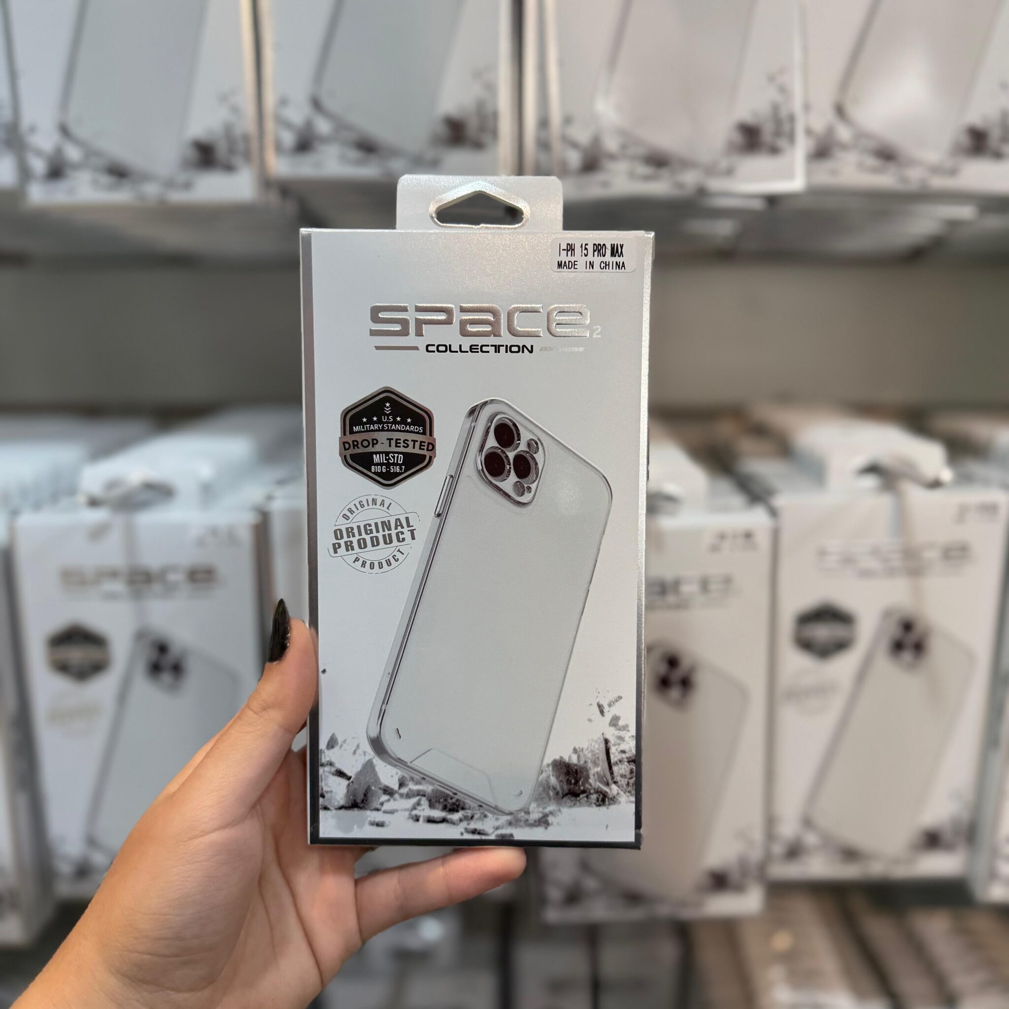 FUNDA SPACE TRANSPARENTE - CelPlaza